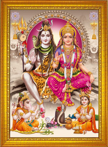 FRIZZY ARTS Shiiv ji Religious Frame Price in India - Buy FRIZZY ARTS ...