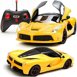 Tenmar Rechargeable Ferrari Style Remote Control Car With Opening Doors ...