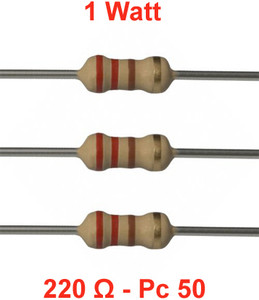 ELPH 50 pieces of 250 Ohm_1WATT Resistance Fixed Resistor Price in ...