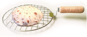 TruSwag Stainless Steel Round Roti Grill, Papad Grill,Roti Jali ...