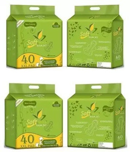 soft & secure MAXI SANITARY 160 PADS Sanitary Pad | Buy Women Hygiene ...