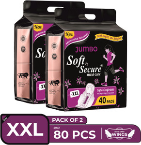 SOFT & SECURE Dry max all Night comfort Rash free sanitary pad |Fast ...