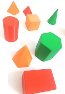 OPTIMAL TECH 3D Geometric Shapes Set for Learning Mathematics ...