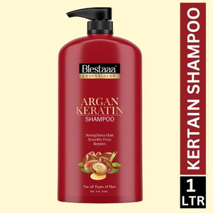 blestaaa essentialss ARGAN Hairfall Defence Shampoo, With Keratin ...