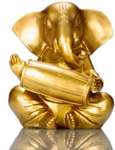 Miss Peach Handcrafted Lord Ganesha Idols for home decor|Meditating ...