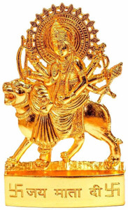 DARIDRA BHANJAN Durga Maa Murti,Durga Maa Murti,Shero vali maa Metal ...