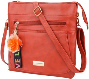 Siemens Tan Sling Bag Tan Sling Bag Casual Sling Bag Excess Fashion ...