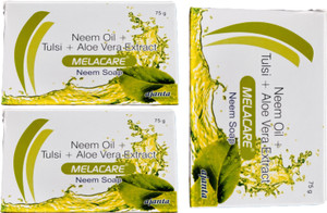 MelaCare Neem Oil, Tulsi & Alovera Soap - Price in India, Buy MelaCare ...