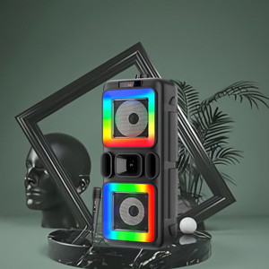 Buy Clairbell DJ Box 40W Bluetooth Speaker with FM Radio, Mic & RGB ...