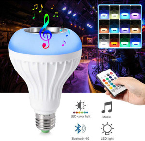 Buy FRONY EEE_579E_LED BULB BLUETOOTH SPEAKER RGB LIGHT FOR HOME ...