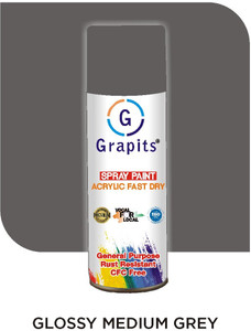 Grapits Spray Paint with Glossy finish for Metal, Wood, and Walls ...