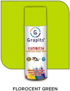 Grapits Green Spray Paint 400 ml Price in India - Buy Grapits Green ...