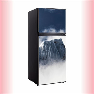 Decor studio 60 cm abstract decorative mountain sky view fridge wrap ...