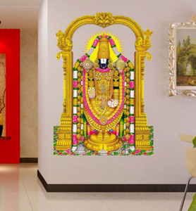 CRAFT STUDIO 35 cm God Of Shani Dev ji Wall Sticker Size - ( 35*50 ) cm ...