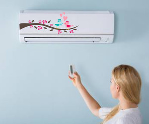 SAI DESIGNS 160 cm Decorative AC - Air conditioner - Sticker (60 cm x ...