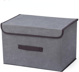 Wonder Work Cotton Collapsible Square Storage Box Container Bins with ...