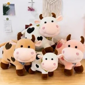 Eshopys Cute Cow soft toys for kids of all ages - 30 cm - Cute Cow soft ...