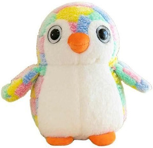 Toyingly Rainbow Fur Penguin Soft Stuffed Plush Animal Toy for Kids ...