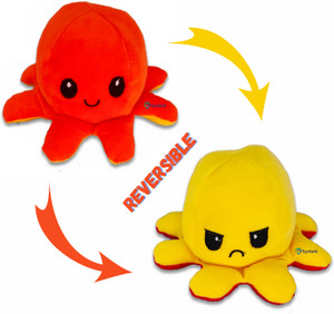 Synlark Side Changing Octopus Mini Plush Stuffed Animal Toy For Kids ...