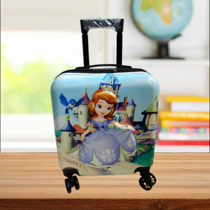 Pollo Klassik Princess Themed Stylish Trolley Bag, Kids Trolley Bag ...