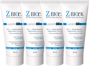 Z-Block Sunscreen - SPF 50+ PA+++ SPF50+ PA+++ 25%with Zinc Oxide ...