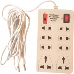 RAMKM CB_1464 One Plush Eight Extension Board 8 Socket Extension Boards ...