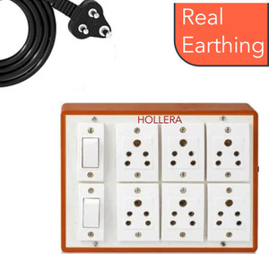 HOLLERA Extension Board with ISI approved/Branded Switch and Socket ...