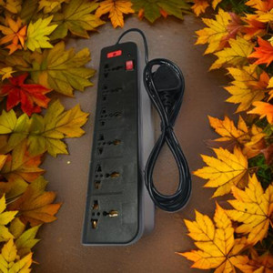 TECHNATURE 6 Socket Extension Board with Surge and Overload Safety ...