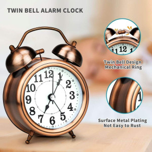 hexa hub Analog Copper Clock Price in India - Buy hexa hub Analog ...