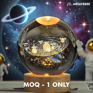 Greenstone Galaxy Crystal Ball Night Lamp | Night Light | 3D Galaxy ...