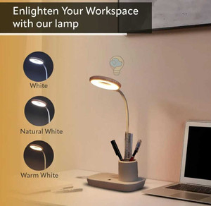 SPARKPLUG '\'Smart Study Table Lamp with in built Pen Stand ...