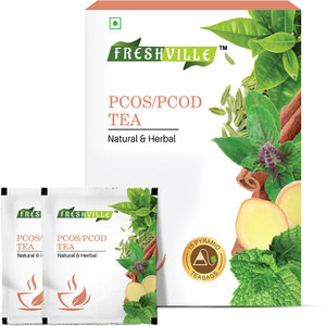 freshville PCOS PCOD Tea Bag Green Tea Bags Box Price in India - Buy ...