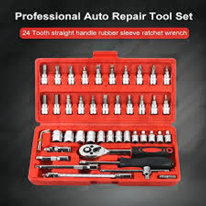 TECHEL TOOL KIT 46 in 1 Pcs Tool Kit and Socket Set LKJ12 Cycling Type ...