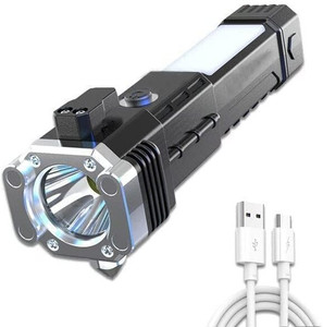 insignia decor Led torch light with power bank belt cutter long range ...