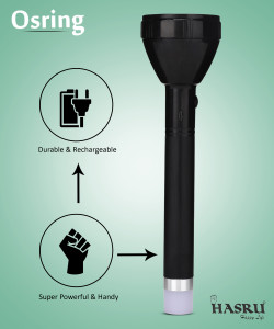 HASRU BRIGHT LIGHT ONLITE New 2in1 900M Range Beam 2 Mode Rechargeable ...