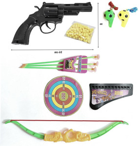 Dynamic Retail Global Gun Toys for Boys With Bullets, Archery Bow ...