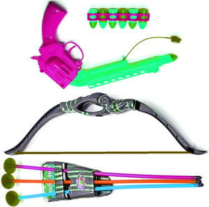Dynamic Retail Global Gun Toys for Boys With Bullets, Archery Bow ...