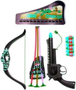 Dynamic Retail Global Gun Toys for Boys With Bullets, Archery Bow ...