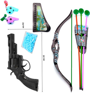 Dynamic Retail Global Gun Toys for Boys With Bullets, Archery Bow ...