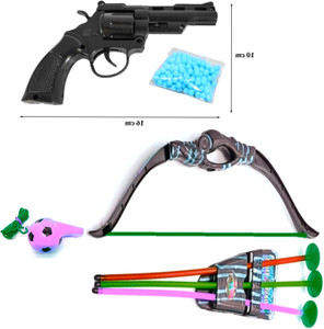 Dynamic Retail Global Gun Toys for Boys With Bullets, Archery Bow ...