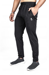 SOBER BLACK Solid Men Black Track Pants - Buy SOBER BLACK Solid Men ...