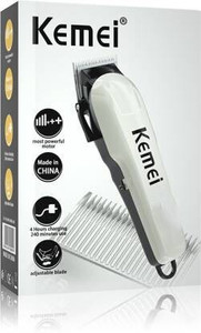 Kemei Quick Charge Battery and Power Operation Trimmer 120 min Runtime ...