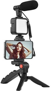 GUGGU UEE_456R_Vlogging Video Making Kit with tripod, holder ...