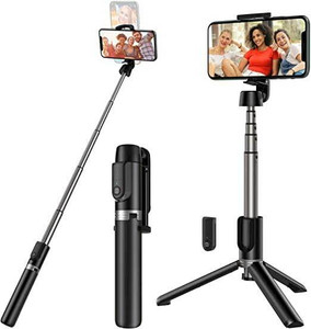 Techobucks Branded Selfie Stick Mini Fill Light Tripod Selfie Stick 3 ...