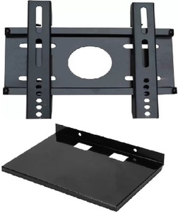 ANTHEM Combo of Settop Box Stand Rack and Wall Bracket Mount for upto ...