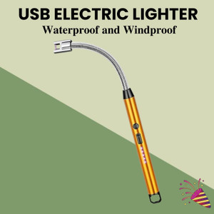 GUGGU BBQ USB Rechargeable (Gas Lighter) for Kitchen/Candles/DiyaWith ...