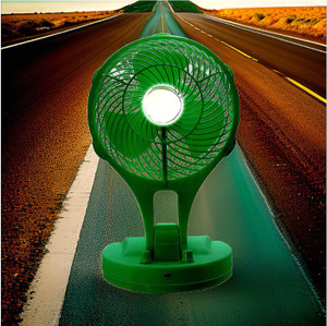 Clairbell Wind Cool Fan: 6 Steps, 2000mAh Battery, High Speed, LED ...