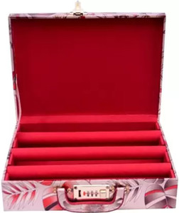tosim 3 Rod Bangle Box for women with Lock System Jewellery, BANGLE BOX ...