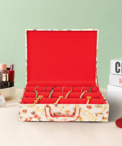 tosim 3 Rod Bangle Storage Box for women with Lock System BANGLE BOX ...