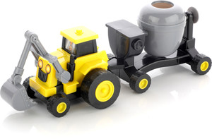 Plastic Construction Vehicles Set Concrete Mixer Truck for Kids' Play ...